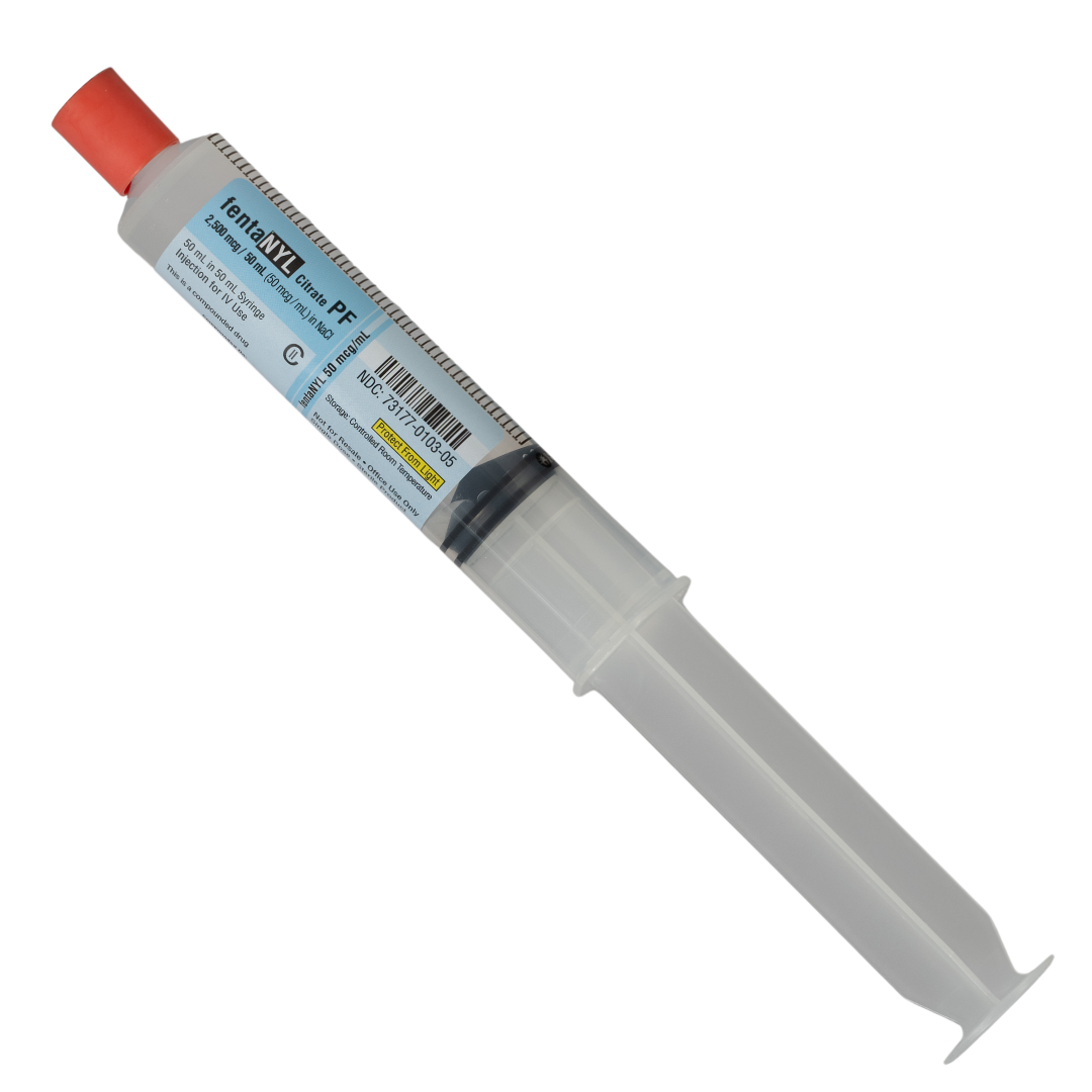 Fentanyl Citrate PF2,500 mcg / 50 mL in NaCl – STAQ Pharma